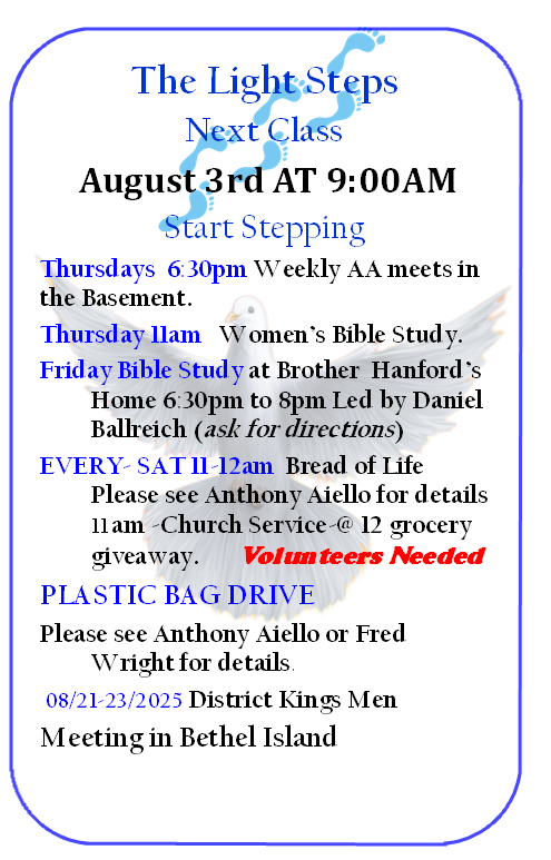 Online Church Bulletin - The Light Ministries